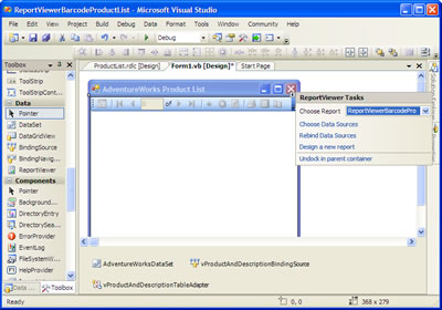 How to use Barcode Professional in Visual Studio Local Report (RDLC ...