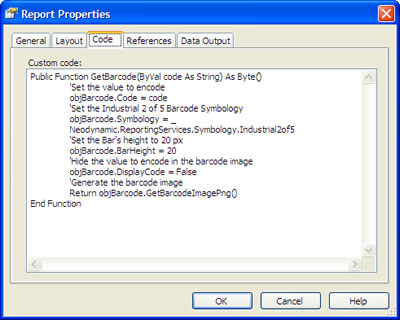How to use Barcode Professional in Visual Studio Local Report (RDLC) - ASP.NET Product List ...