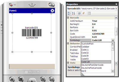 How to display barcode images onto Pocket PC, Windows CE and Windows ...